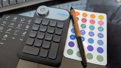 漫画家が左手デバイス「Huion Keydial Mini k20」を使った正直な感想 | シマテイエン ～野良マンガ家とゆるクリエイティブ～
